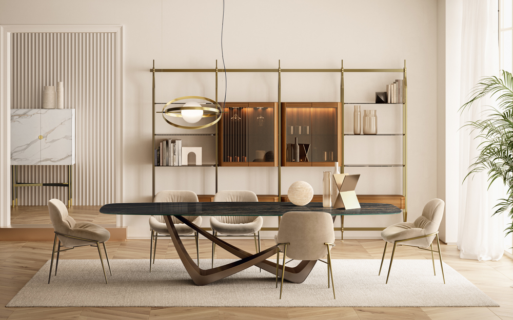 Bontempi Casa Bach Table - Quick Ship